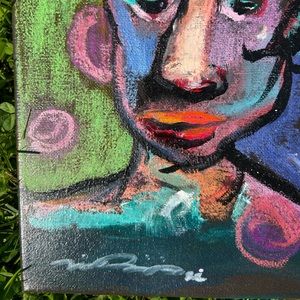 Artisan | Art | Original Artwork Oil Pastels On Canvas 8x Expressionist ...